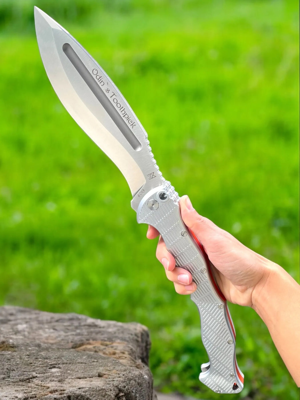 Odin's Toothpick Folding Knife - Kukri — Midgards Messer